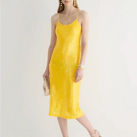 J. Crew | Dresses | J Crew Collection Gwyneth Sequin Slip Dress | Poshmark